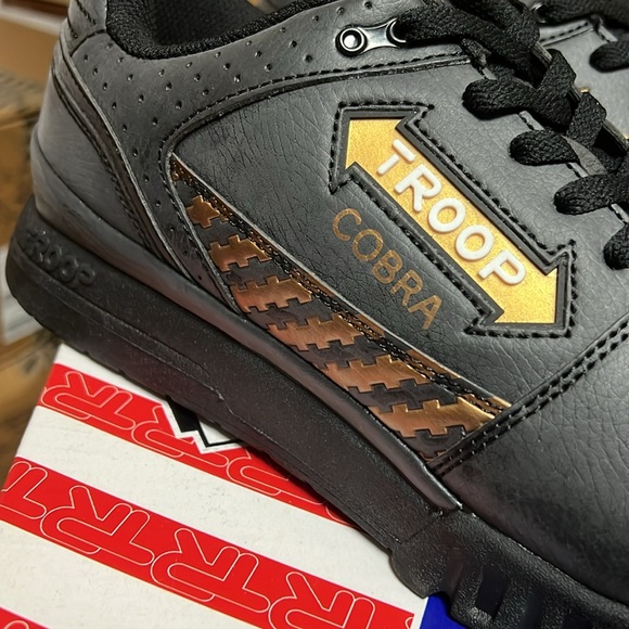 Troop | Shoes | World Of Troop Cobra Black Gold Sneakers Shoes Us 2 Uk ...